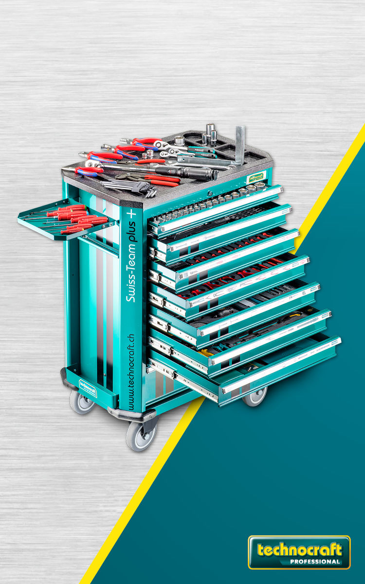 technocraft | Werkzeugwagen Werkzeugkoffer Werkzeugkisten | Allchemet